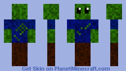 simple zombie Minecraft Skin