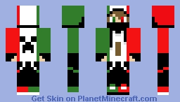 Chico Creeper (en los trailers con textura BARE BONES) Minecraft Skin