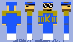 Timooffical500 Blauer Skin Minecraft Skin