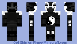Yin and yang Samurai Minecraft Skin