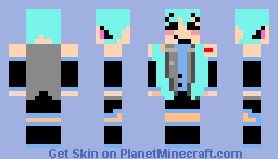 Hatsune Miku Minecraft Skin