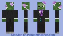 Suit Zombie Mushroom Minecraft Skin