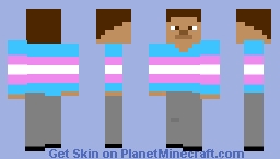 Steve trans 2 Minecraft Skin