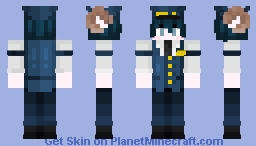 Slimey but train conductor Minecraft Skin