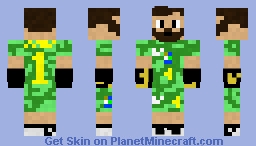 Alisson (Brasil/Copa America) Minecraft Skin
