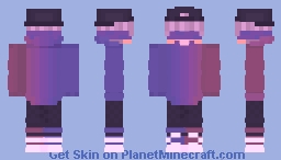 Purple Fade - Remastered Minecraft Skin