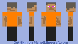 Musta mies Minecraft Skin