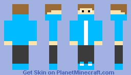 cyan blue Minecraft Skin