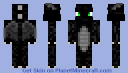 Black Dragon Minecraft Skin