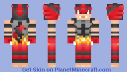 Incineroar Cosplay Minecraft Skin