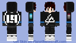 Linkin Park Hoodie (Hybrid Theory+Meteora) Minecraft Skin