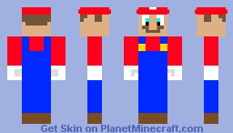 Mario Minecraft Skin