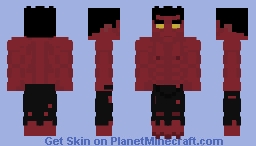 Red Hulk (Thunderbolt Ross) | The Incredible Hulk Minecraft Skin