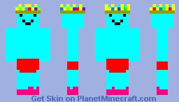 Classy blue duck Minecraft Skin