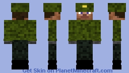 SODRU Soldier Steve Minecraft Skin