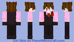 Pink Suit Minecraft Skin