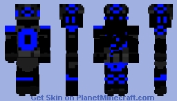 SCPGuard4217 Official Blue-Zeta Team Commander Minecraft Skin