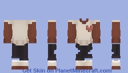 [ Heartfelt ] Simple Heart Sweater Steve skin base Minecraft Skin