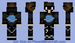 Blue Saturn Skin Minecraft Skin