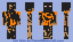 Musta mies Minecraft Skin