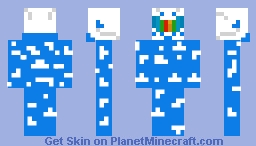 Pixel Bath by Jean Dawson (with clouds) Minecraft Skin