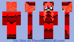 Scarlet Akumatized Bunnix Minecraft Skin