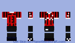 Football Skin Minecraft Base - AC Milan 24/25 Minecraft Skin