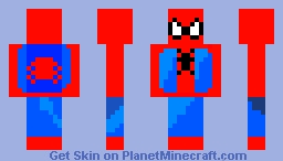 amazing spider man Minecraft Skin