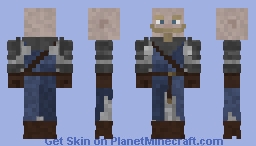 Bald Medieval Knight Minecraft Skin