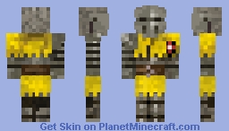Yellow Knight Minecraft Skin