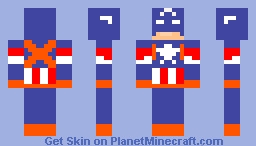 captain america Minecraft Skin