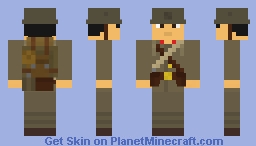 Japanese Soldier WW2 Minecraft Skin