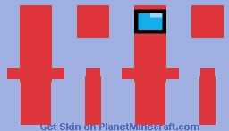 Among us red Minecraft Skin