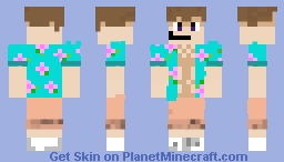Maxime XD Hawaii Minecraft Skin
