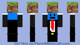 Mini me, grass block Minecraft Skin
