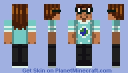 Cyan Minecraft Skin