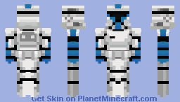 Phase 1 501st Clone Trooper Minecraft Skin