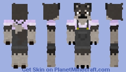 Wolf(?) Person Minecraft Skin