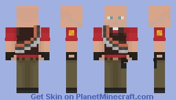 red heavy Minecraft Skin