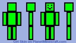 The green man Minecraft Skin