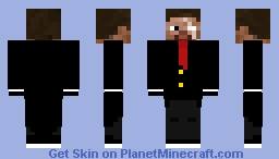 Non-textured Fancy Steve Minecraft Skin