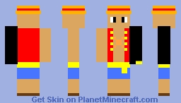 Luffy woth haki-wrong- Minecraft Skin