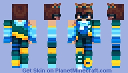 Couriway: TR SD - Aqua Axolotls Minecraft Skin