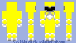 yellow ranger Minecraft Skin