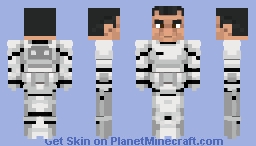 Phase 2 Clone Trooper without helmet Minecraft Skin