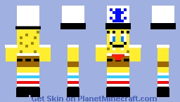 Spongeboy (krusty Krab) Minecraft Skin