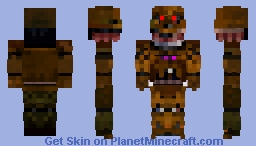 Five Night's at Freddy's 4 - Nightmare Fredbear (Java) Minecraft Skin