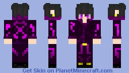 Magic Girl in Robes Minecraft Skin