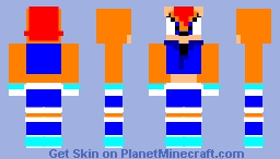 Sally acorn Minecraft Skin