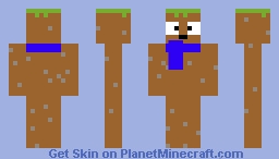Grass Block guy (Barebones) Minecraft Skin